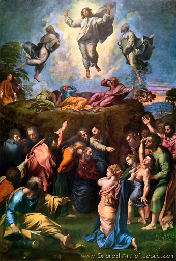 Sacred Art of Jesus/Biblical Scenes/The Transfiguration, Raphael, 1520 O5HR214